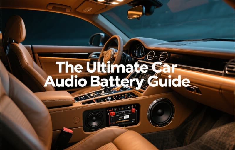 The Ultimate Car Audio Battery Guide: Powering for Peak Performance